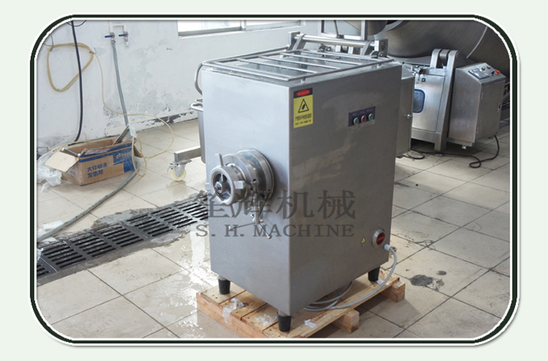 Large electric frozen meat grinder beef chicken fish meat food mincer ...