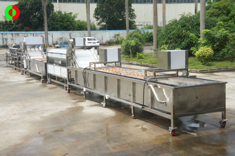 The passion fruit processing production line was successfully completed ...