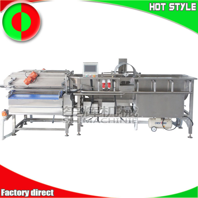 Commercial ozone vegetable and fruit cleaning line equipment - Buy ...